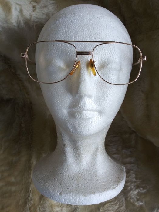 1970s 1980s Gold Aviator Frames 1970s Style | Fashion Conservatory