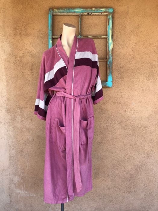 1970s Mens Velour Robe Sz S to L 36 to 46 | Fashion Conservatory