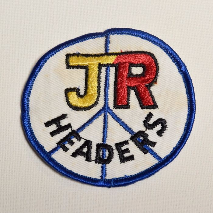 JR Headers Race Car Embroidered Sew On Patch Automotive Applique ...