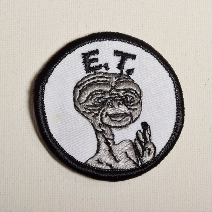 1980s E.T. The Extra-Terrestrial Sew On Embroidered Patch Applique ...