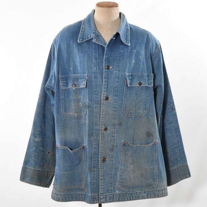1970s Blue Denim Workwear Chore Coat | Fashion Conservatory
