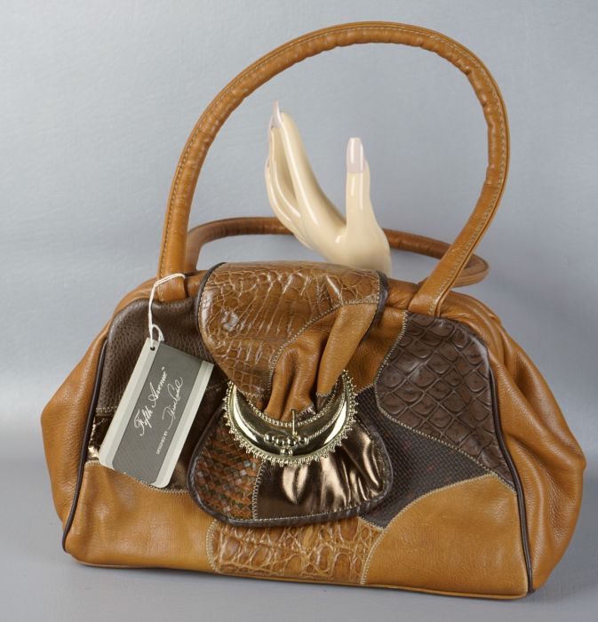80s NOS Leather Handbag by Fifth Avenue Handbags | Fashion Conservatory