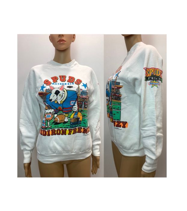 80s 1987 Spuds Mackenzie Football Sweatshirt by Village Mews | Small ...