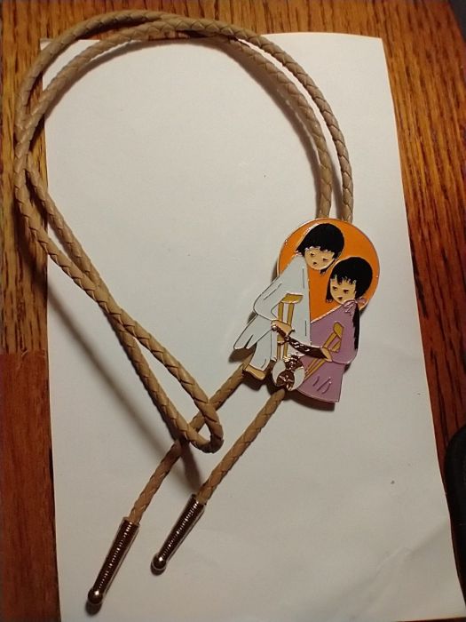 Vintage 90s Bolo Tie Shriners Enamel Children Pote Sabbar | Fashion ...